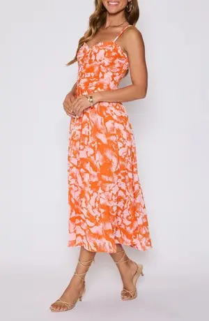 VICI Esperanza Ruched Maxi Sundress