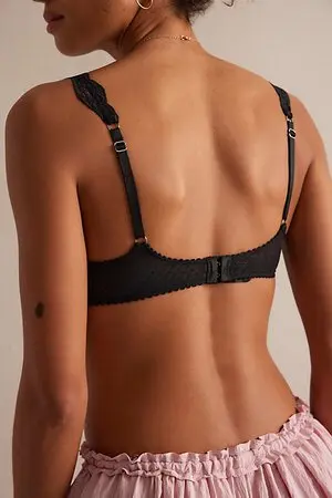 Free People Midweek Balconette Bra - Black