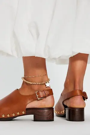 Jeffrey Campbell Piper Clogs - Tan