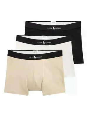 Polo Ralph Lauren Logo-waistband Boxers - Black