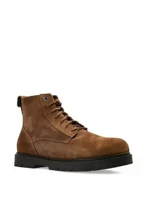 BIRKENSTOCK Highwood Suede Lace-up Ankle Boots - Brown
