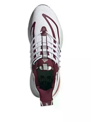 Adidas Mississippi State Alphaboost V1 Sneakers - White