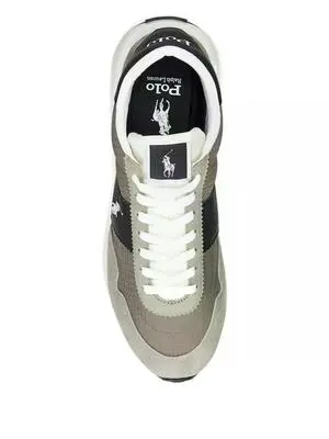 Polo Ralph Lauren Train 89 Suede Panelled Sneakers - Grey