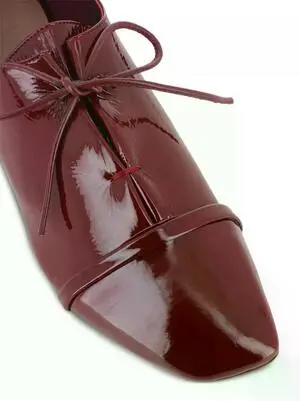 MALONE SOULIERS Jean Patent Oxford Shoes - Brown