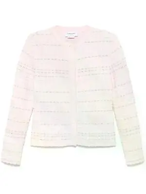 Thom Browne Seersucker Cotton Cardigan