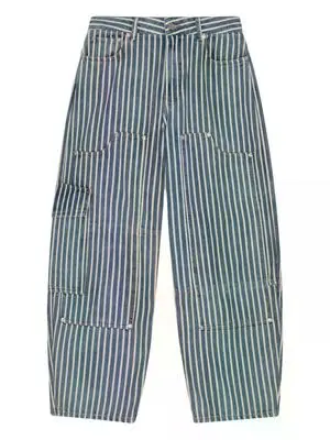 GANNI Striped Jeans