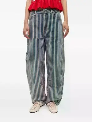 GANNI Striped Jeans