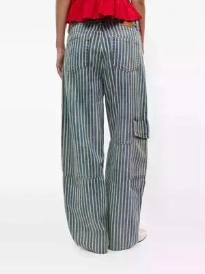 GANNI Striped Jeans