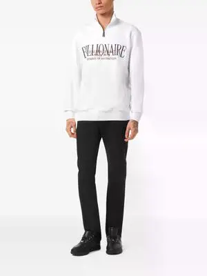 BILLIONAIRE Logo-print Sweatshirt - White