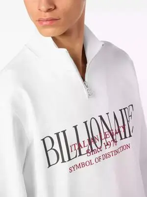 BILLIONAIRE Logo-print Sweatshirt - White