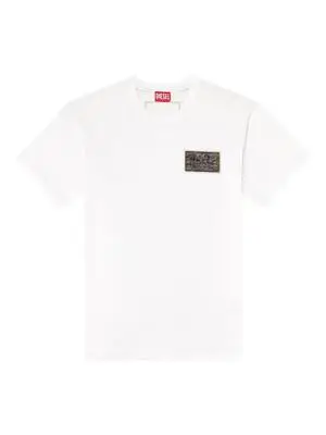DIESEL® T-norm-t3 Graphic-patch T-shirt - White