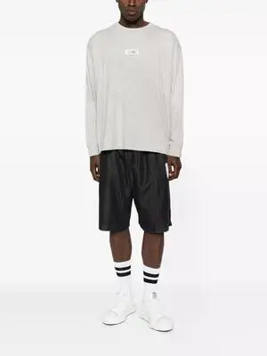 MAISON MARGIELA Numbers-appliqué T-shirt - Grey