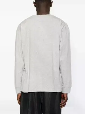 MAISON MARGIELA Numbers-appliqué T-shirt - Grey