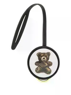 Moschino Teddy Bear-print Keyring - Black