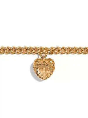 Valentino Garavani Heart Charm Chain Bracelet - Gold