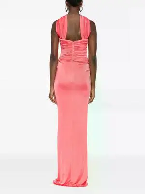 THE NEW ARRIVALS ILKYAZ OZEL Off-shoulder Dress - Pink