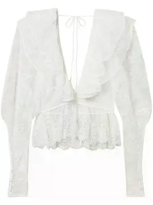 TWINSET Woven Blouse - 00282 White Snow
