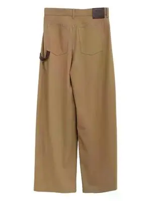 Loewe Logo-patch Trousers - Neutrals