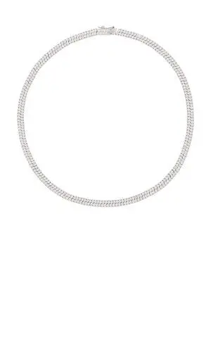 Lili Claspe Rosaline Tennis Necklace - Silver