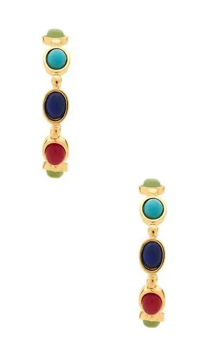 PETIT MOMENTS Large Bari Hoop Earrings - Multi