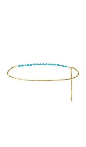 PETIT MOMENTS Chain Belt - Turquoise