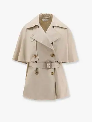 Max Mara Cotton Gabardine Sigfrid Cape