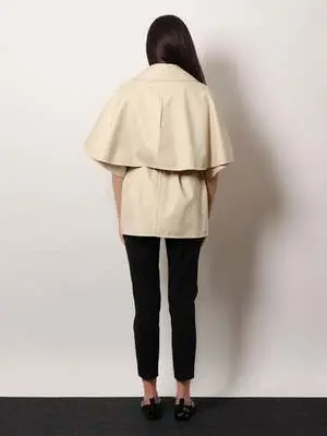 Max Mara Cotton Gabardine Sigfrid Cape