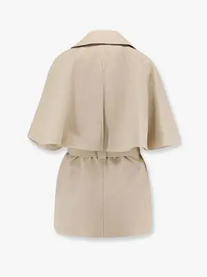 Max Mara Cotton Gabardine Sigfrid Cape