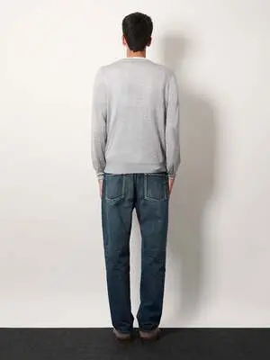Brunello Cucinelli Cashmere And Silk Sweater - Grey