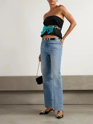 Valentino Garavani Mid-rise Straight-leg Jeans