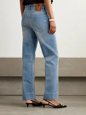 Valentino Garavani Mid-rise Straight-leg Jeans