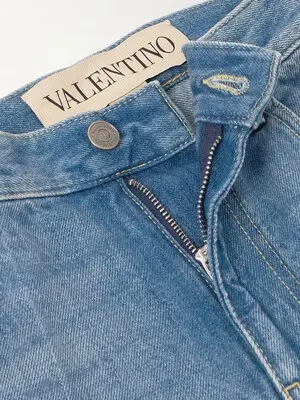 Valentino Garavani Mid-rise Straight-leg Jeans