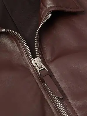 TOM FORD Leather Zip-up Bomber Jacket