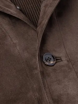 TOM FORD Ribbed Merino Wool And Suede Jacket