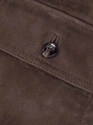 TOM FORD Ribbed Merino Wool And Suede Jacket