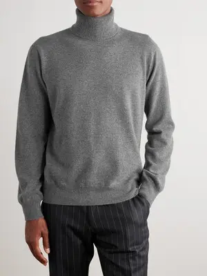 TOM FORD Cashmere Rollneck Sweater - Gray