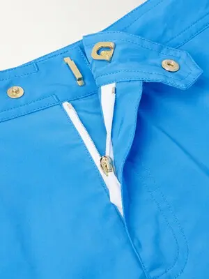 TOM FORD Straight-leg Mid-length Swim Shorts - Blue