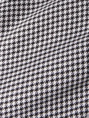 TOM FORD 8cm Houndstooth Silk Tie - Black