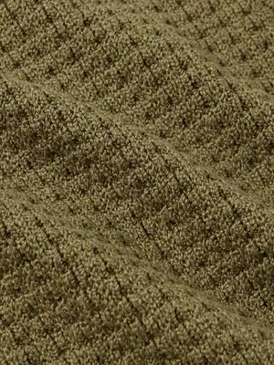 THE ELDER STATESMAN Nora Lite Waffle-knit Cardigan