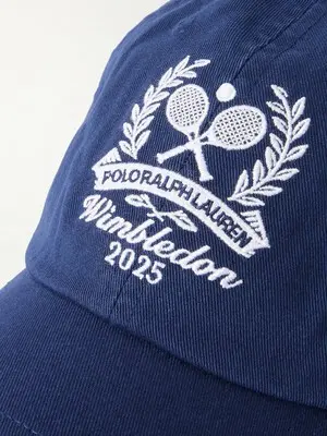Ralph Lauren Logo-embroidered Cotton-twill Baseball Cap