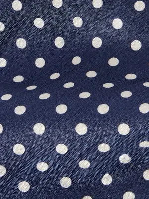 TOM FORD 8cm Polka-dot Silk-jacquard Neck Tie - Blue
