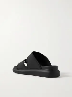 Alexander McQueen Exaggerated-sole Rubber Slides - Black