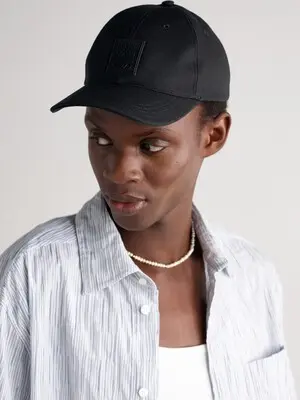 Loewe Logo-appliquéd Baseball Cap - Black