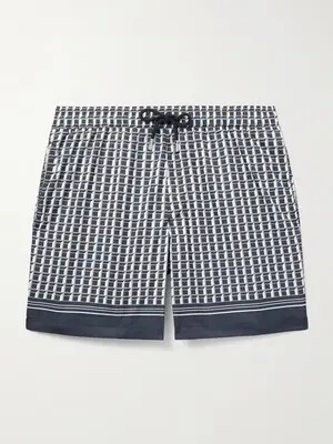 Mr P. Straight-leg Mid-length Swim Shorts