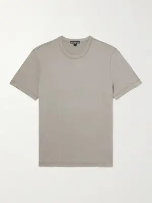 JAMES PERSE Lotus Cotton-jersey T-shirt - Gray