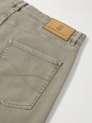 Brunello Cucinelli Slim-fit Jeans - Gray