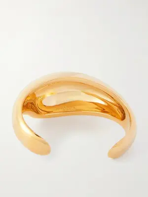 Saint Laurent Brancusi Gold-tone Cuff