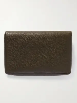 Saint Laurent Cassandre Textured-leather Shoulder Bag