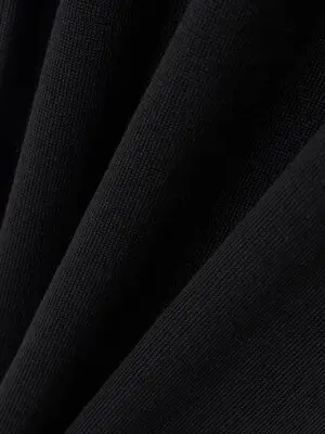 Saint Laurent Open-back Wool Maxi Dress
