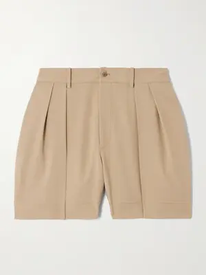 Ralph Lauren Sherri Pleated Wool Shorts